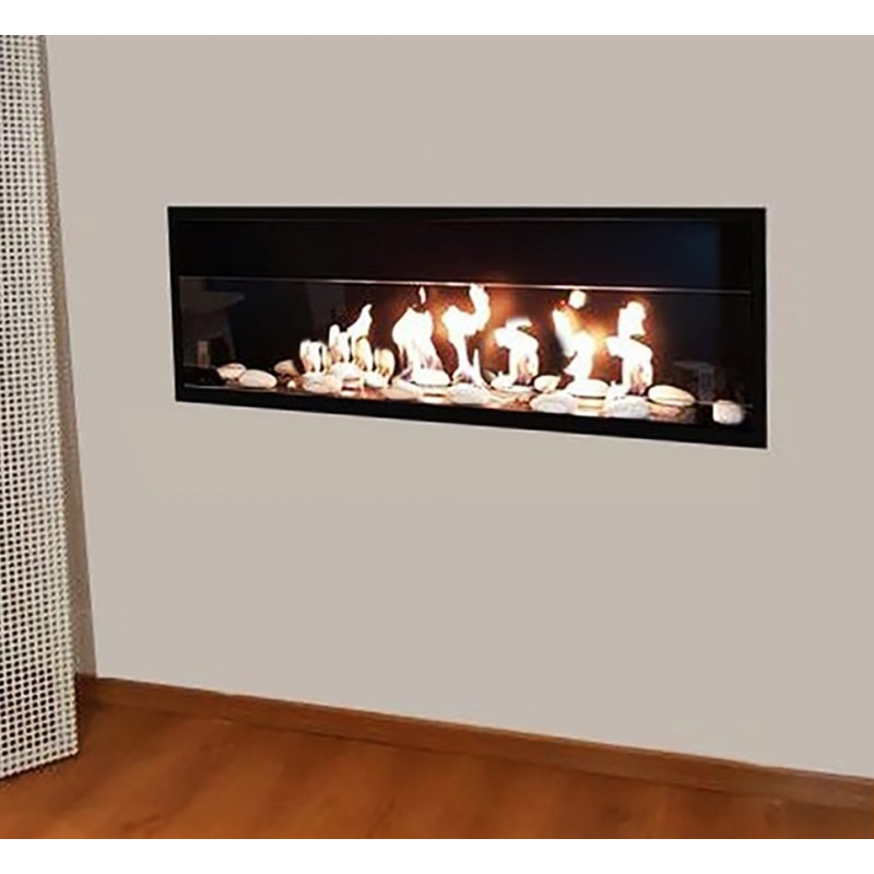 Cheminée éthanol encastrable Foyer 16/9 130 XL - Direct Cheminée