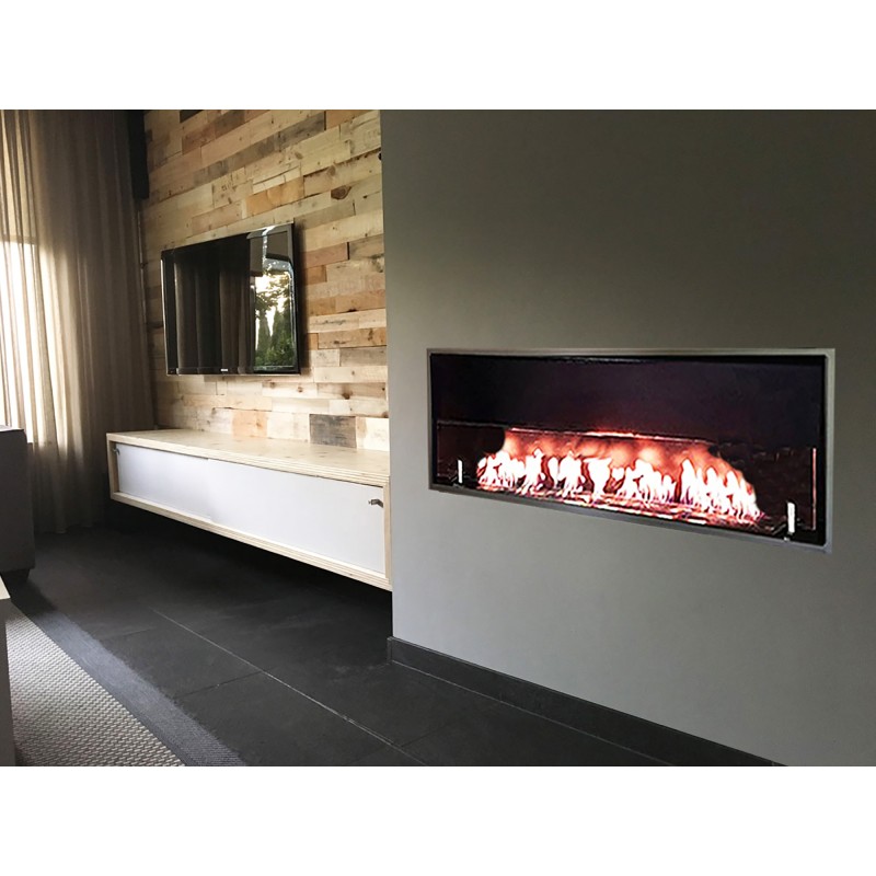 Cheminée éthanol encastrable Foyer 16/9 130 XL - Direct Cheminée