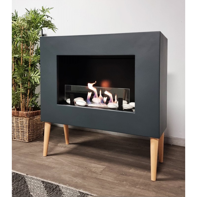 Cheminée éthanol à poser LUNA L - Direct Cheminée